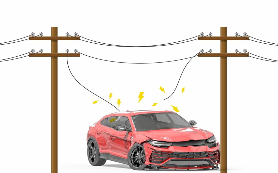 Vehicle vs Pole: Bullcreek Road – Butler PA Scanner